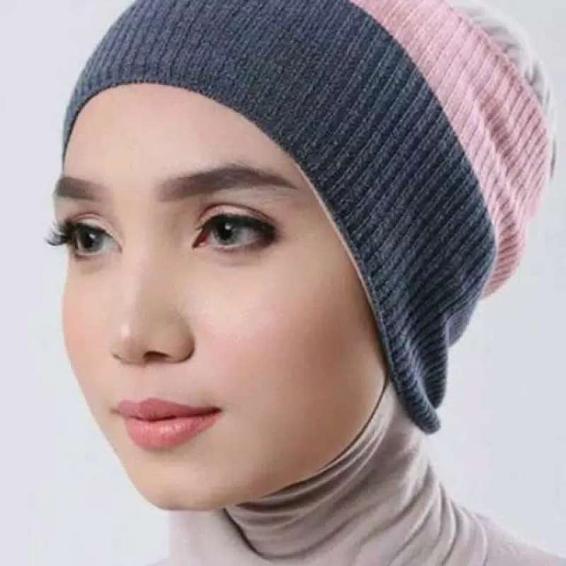 Jual Dalaman Jilbab Bandana Rajut 2 Warna Motif Salur Inner Jilbab ... Jual Dalaman Jilbab Bandana Rajut 2 Warna Motif Salur Inner Jilbab ...