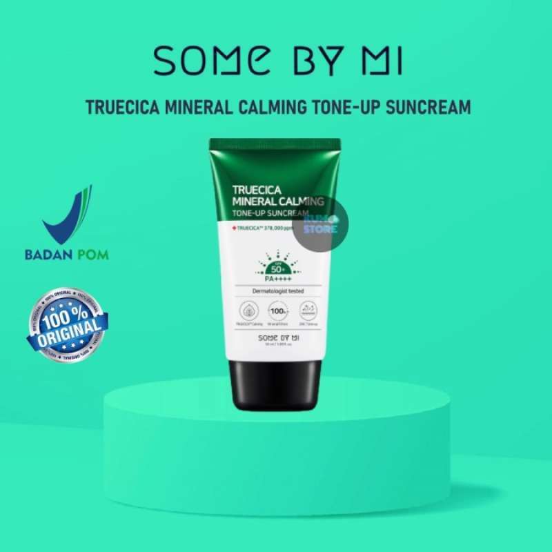 Promo Truecica Mineral 100 Calming Suncream Spf 50+ 50ml Diskon 23% Di ...