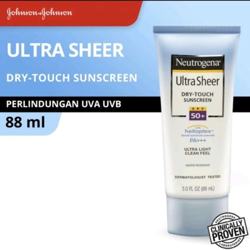 Promo Neutrogena Ultra Sheer Face Sunblock Sunscreen Muka Wajah Spf50 ...