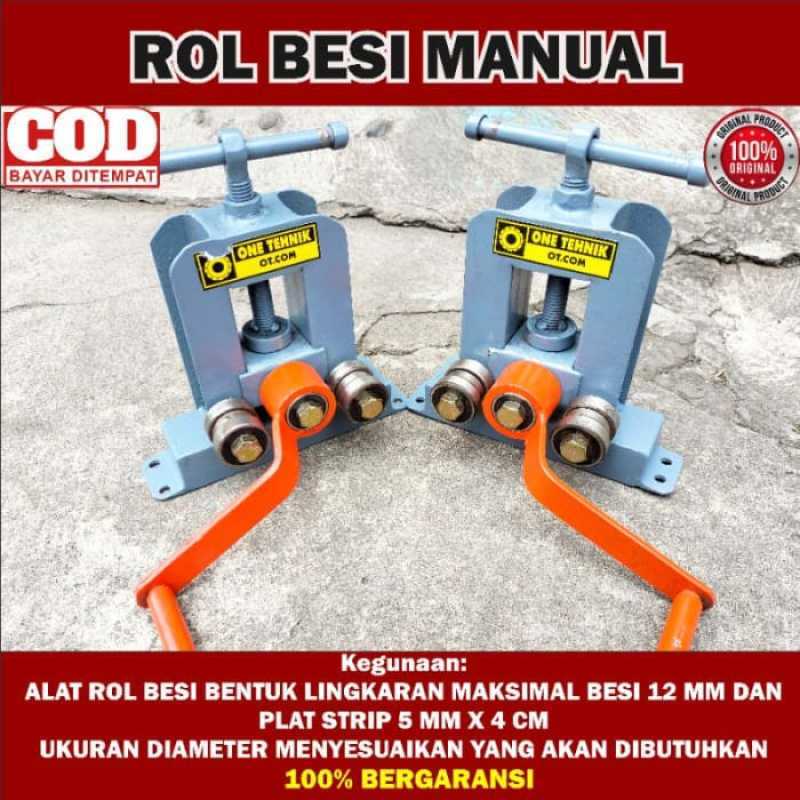 Jual Alat Rol Besi Manual Penekuk Besi Bending Besi Nako Ulir Beton ...