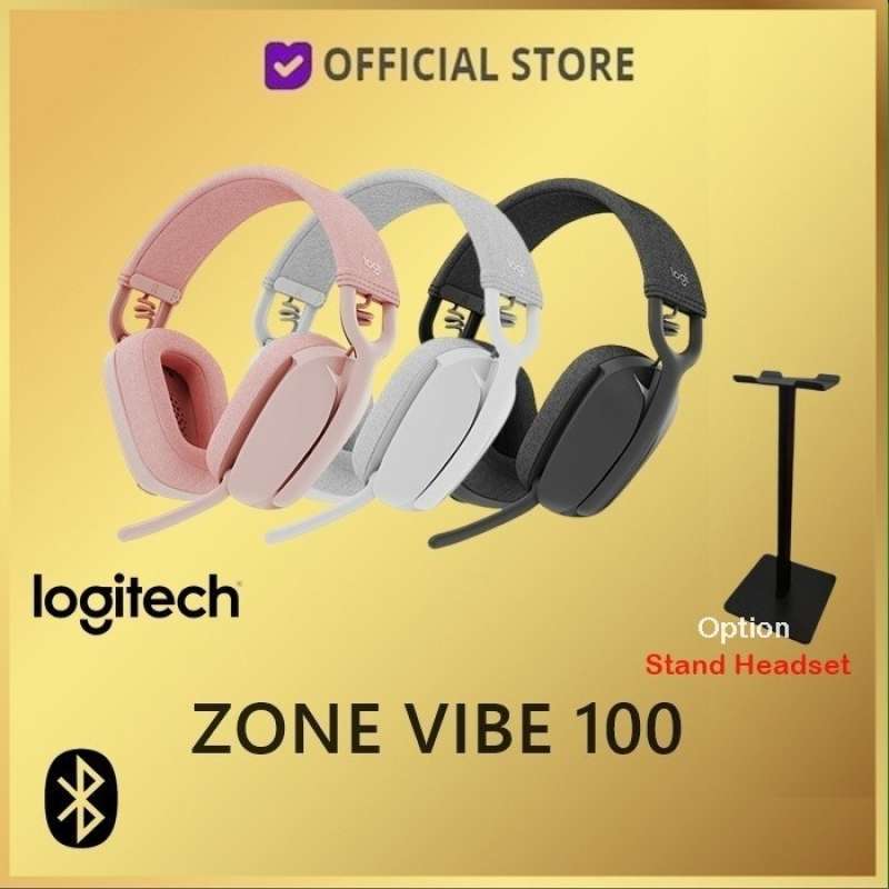 Jual Logitech Zone Vibe 100 Wireless Headset Bluetooth Di Seller Owl ...
