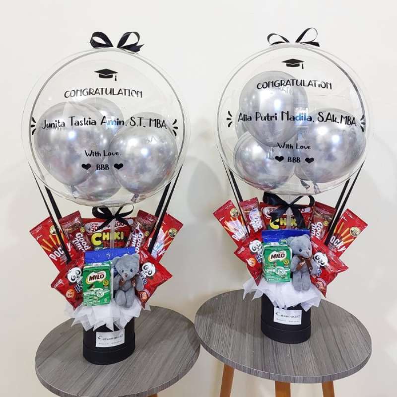 Promo Buket Balon Snack Bucket Wisuda Bouquet Ulang Tahun Wisuda Diskon ...