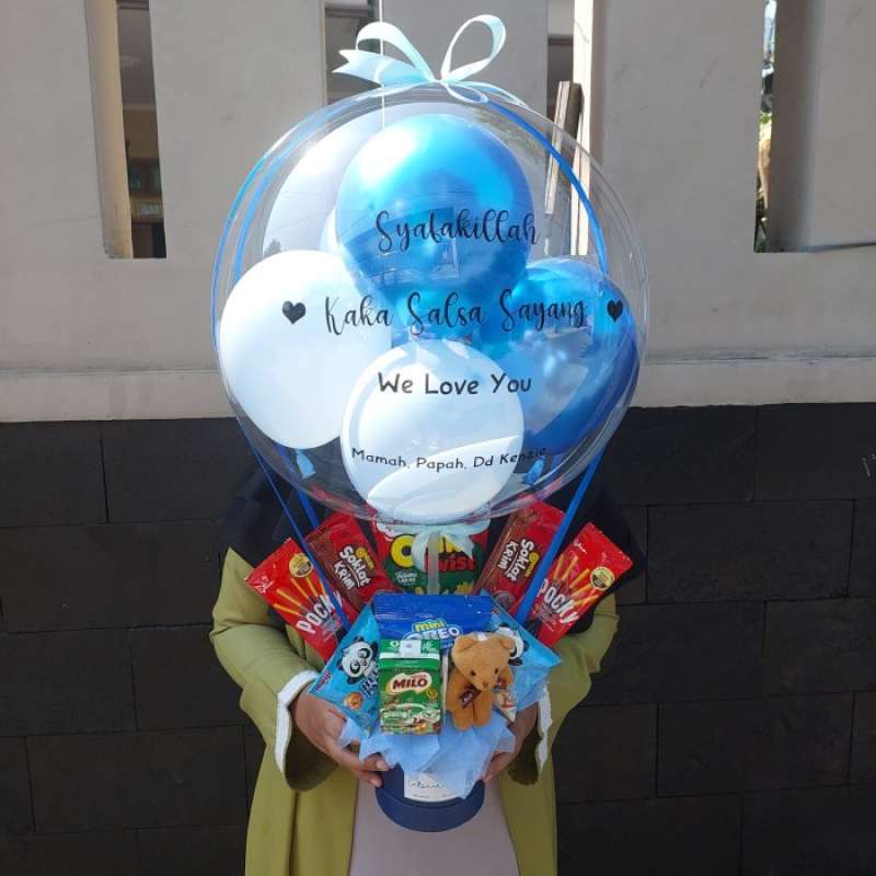 Promo Buket Balon Snack Bucket Wisuda Bouquet Ulang Tahun Wisuda Diskon ...