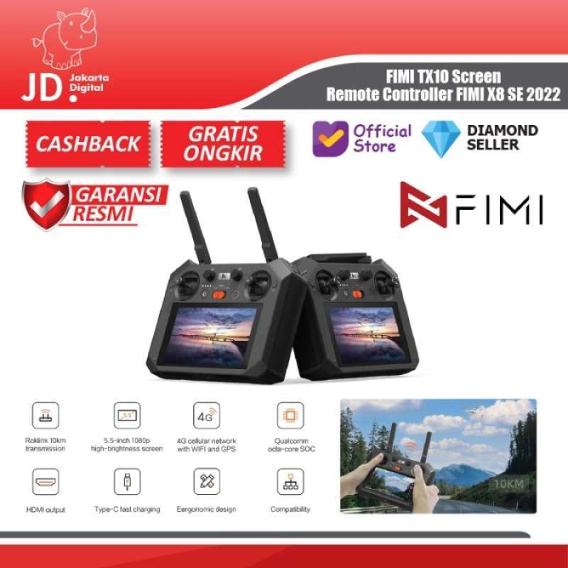 Jual Fimi Tx10 Screen Remote Controller Fimi X8 Se 2022 Original Di ...