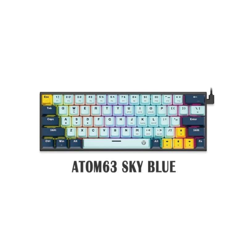 Promo 100% Produk Ori Fantech Atom V2 Mizu Edition Rgb Mechanical Gaming Keyboard Diskon 23% Di ...