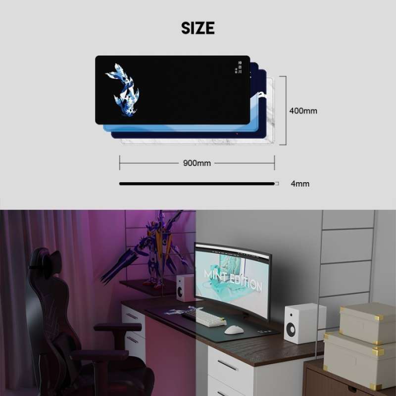 Jual Fantech Ato Deskmat Mp905 Mousepad Xl - Aqua Di Seller Anandam.id Official Store - Anandam ...