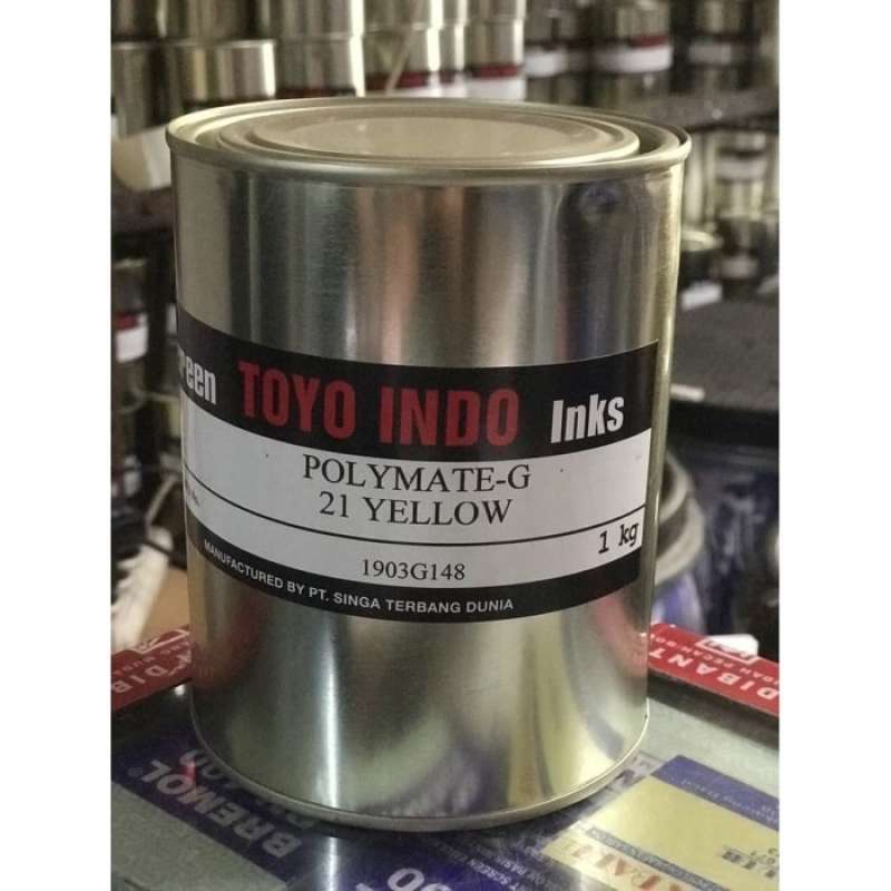 Promo Polymate G-21 Lemon Yellow Cat Sablon Basis Minyak Toyo Indo ...