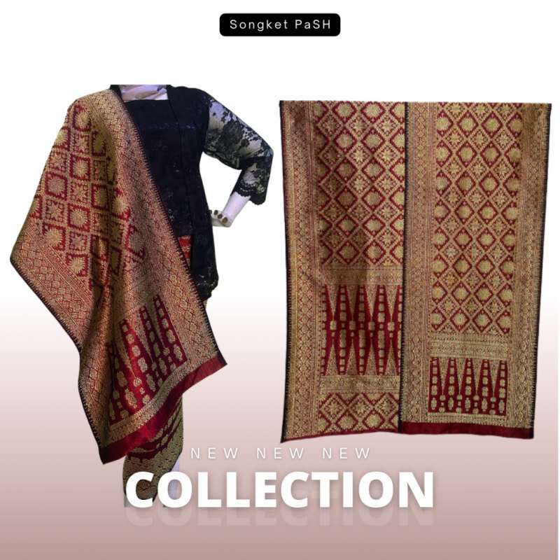 Jual Songket Pash - Songket Palembang Motif Lepus 2 Tenun Asli Berbagai Macam Motif Dan Warna ...