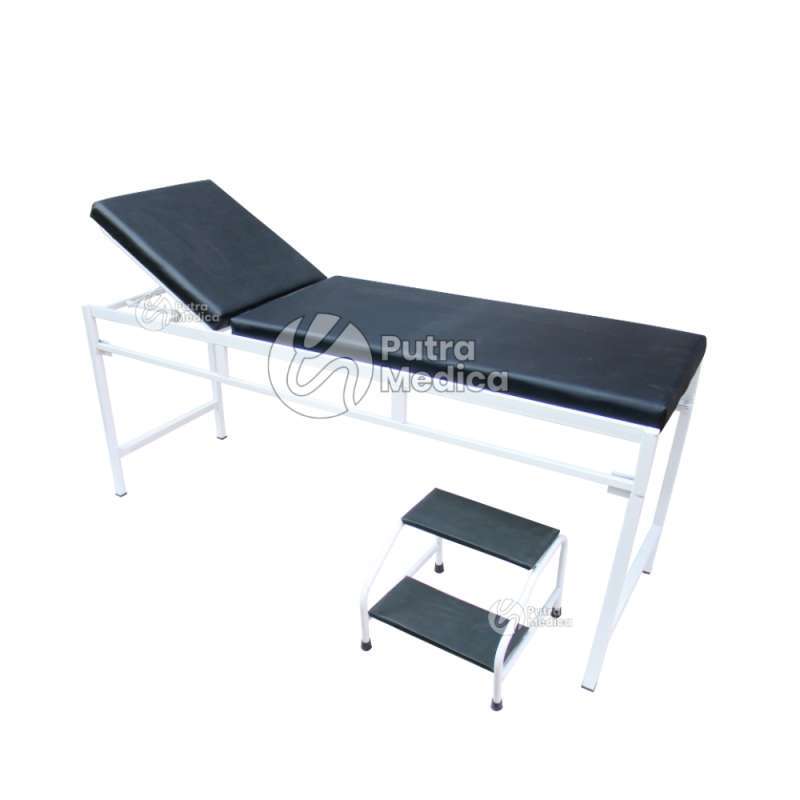 Jual Bed Periksa + Foot Step Besi Tebal 3,5cm / Ranjang Uks / Tempat ...