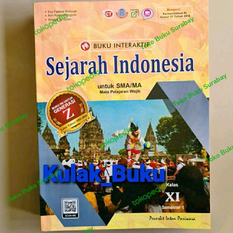 Jual Buku Lks Pr Interaktif Sejarah Indonesia Kelas Xi,11 Semester 1 Intan Di Seller Noelle ...