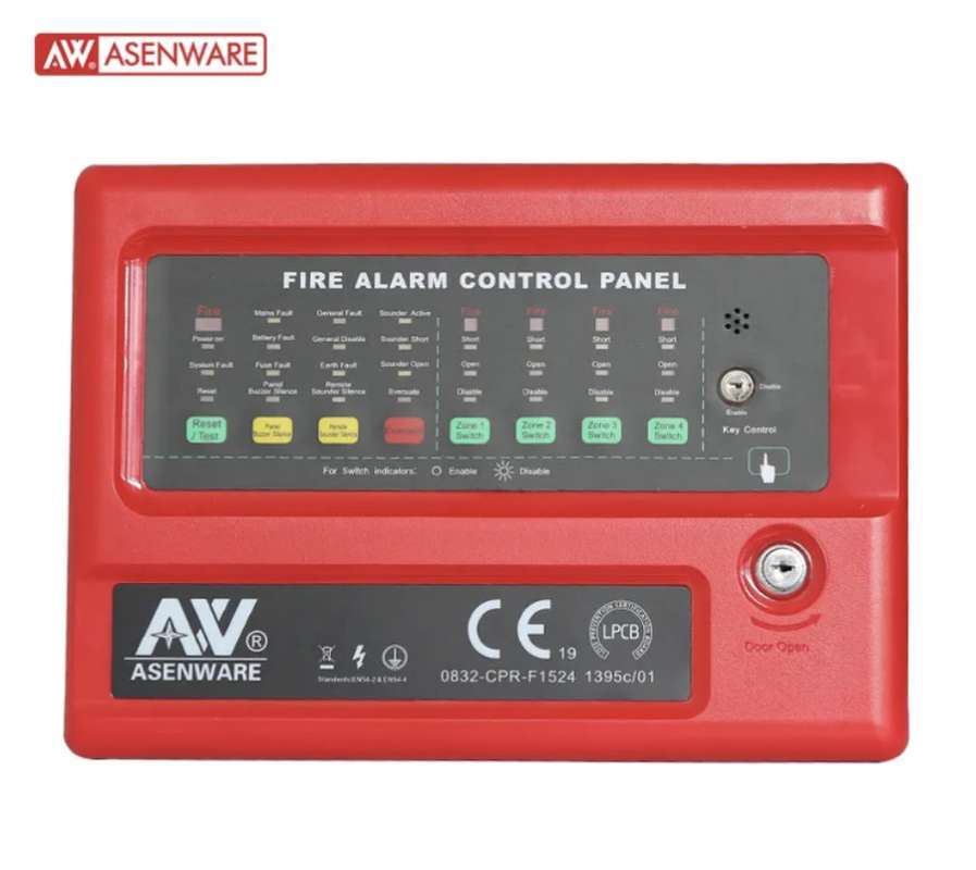 Jual Master Control Fire Alarm Panel Mcfa 4 Zone Asenware - Lpcb ...