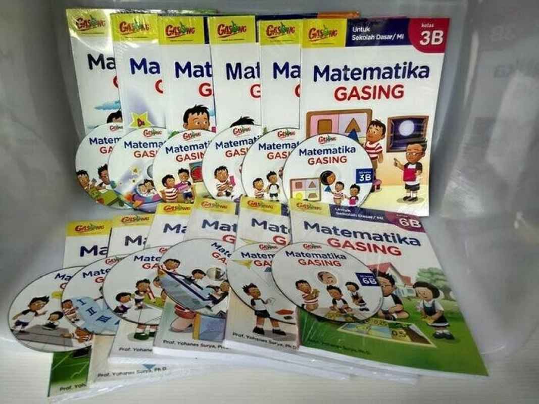 Jual Matematika Metode Gasing Jilid 1a-6b (12 Buku + 12 Cd) Di Seller ...