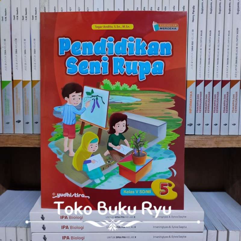 Jual Buku Pendidikan Seni Rupa Kelas 5 Sd Kurikulum Merdeka Yudhistira ...