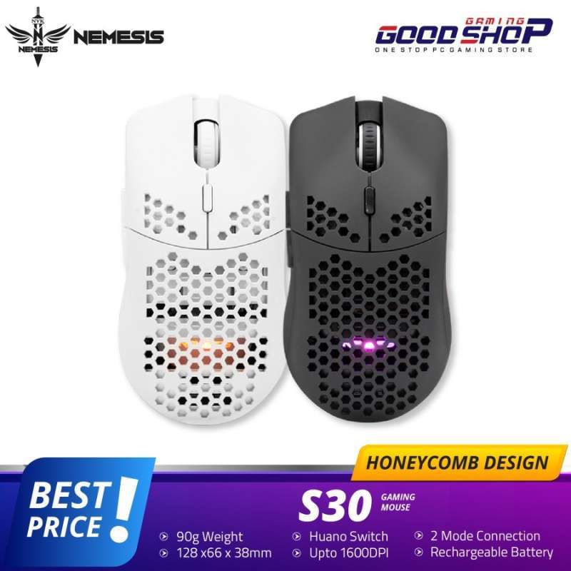 Promo Mouse Wireless 2.4ghz Nyk Nemesis S30 Rechargeable Battery Diskon ...