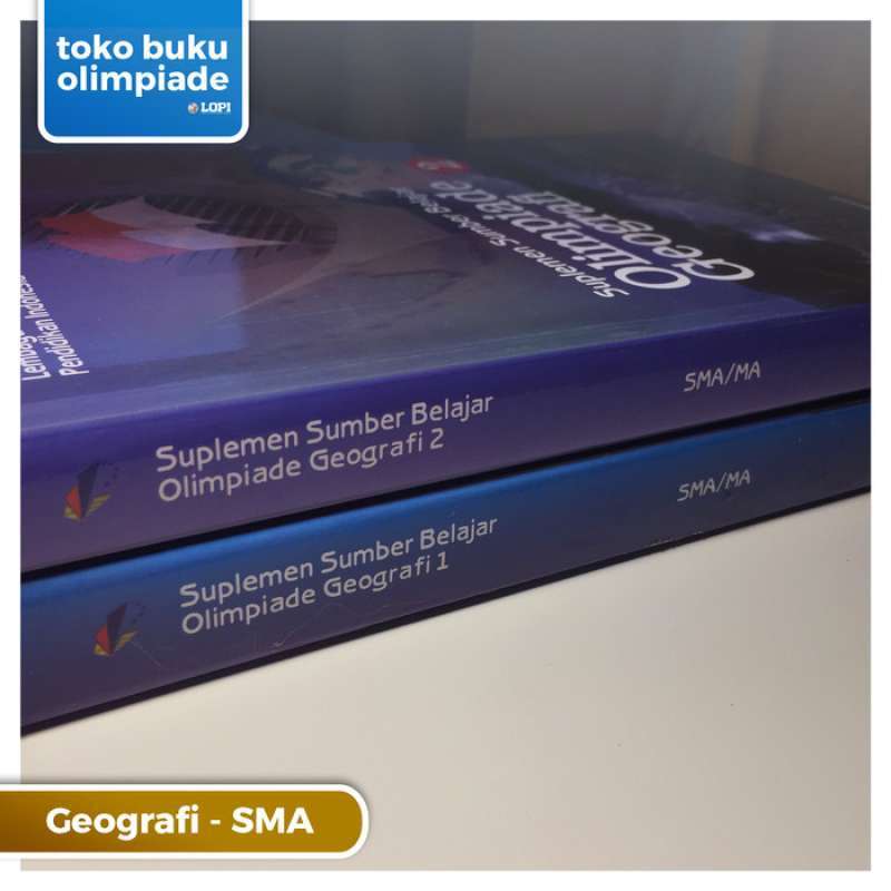 Jual Paket Buku: Suplemen Sumber Belajar Olimpiade Geografi (sma) Jilid 1,2 Di Seller Hachi ...