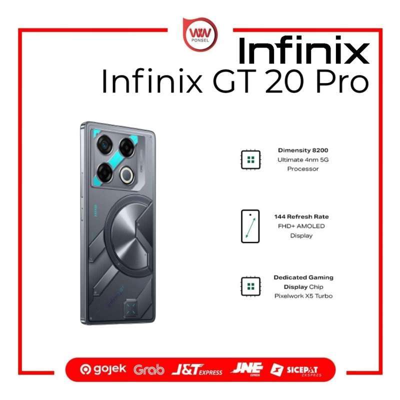 Jual Hp Infinix Gt 20 Pro 5g Ram 12gb Internal 256gb Garansi Resmi Di Seller Wwponsel_hangtuah ...