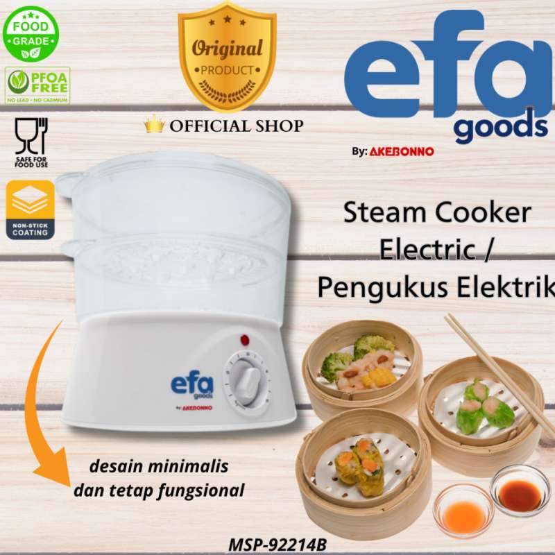 Promo Steamer Cooker Electric Efa Goods / Pengukus Elektrik / Kukusan Elektrik / Kukusan /efa ...