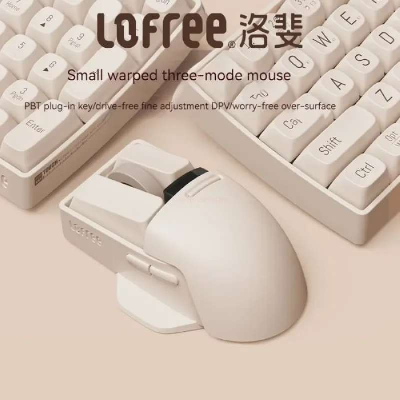 Jual New Lofree Xiaoqiao Vintage Mouse Wireless Bluetooth 2.4g Trimod ...