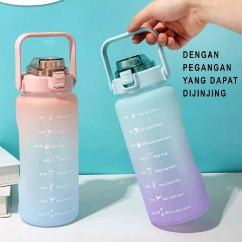 Promo Terbaik Botol Minum / Botol Kekinian Rainbow 2 Liter Diskon 30% ...