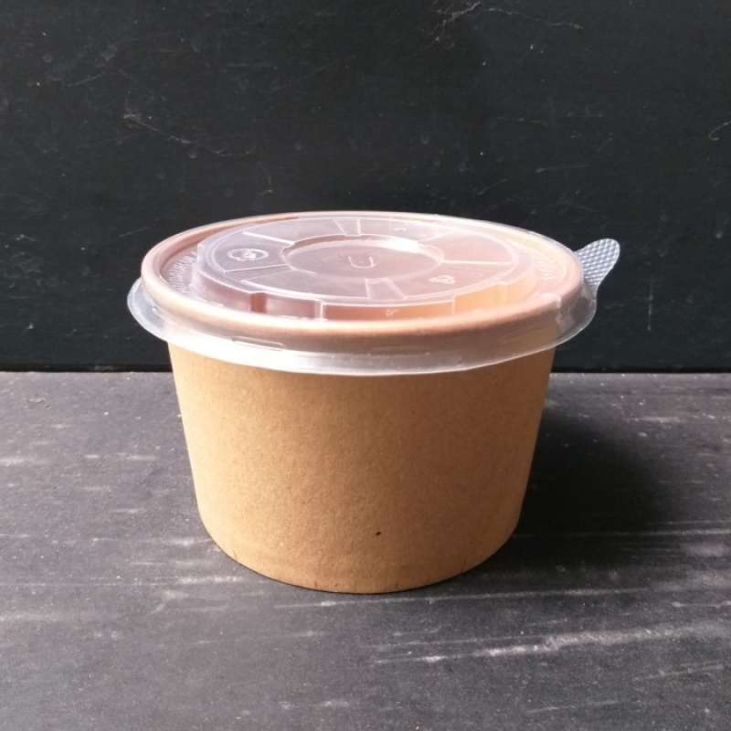 Jual Paper Rice Bowl Kraft 500ml/650ml/800ml Di Seller Shin Store ...
