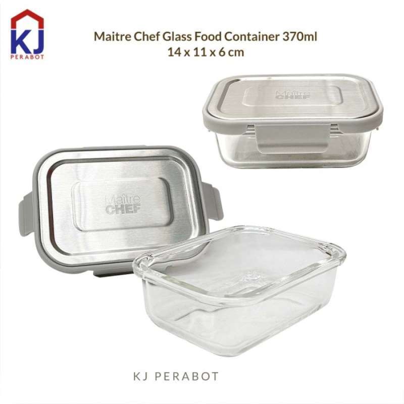 Jual Maitre Chef Glass Food Container - 1500ml 6633 Di Seller Shin ...