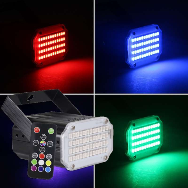 Promo Lampu Panggung Disco Led Strobe Rgb Mini Light Dj Bar Diskon 33% ...
