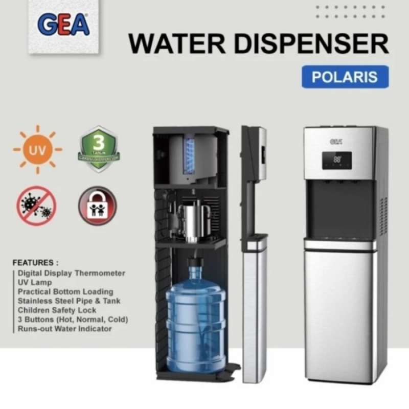 Jual Dispenser Gea Polaris Galon Bawah Di Seller Shin Store ...