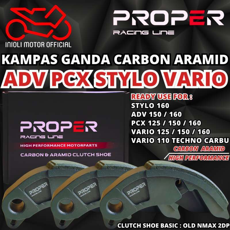 Jual Kampas Ganda Proper Racing Line Adv Pcx Sytlo Vario 125 150 160 Fi ...