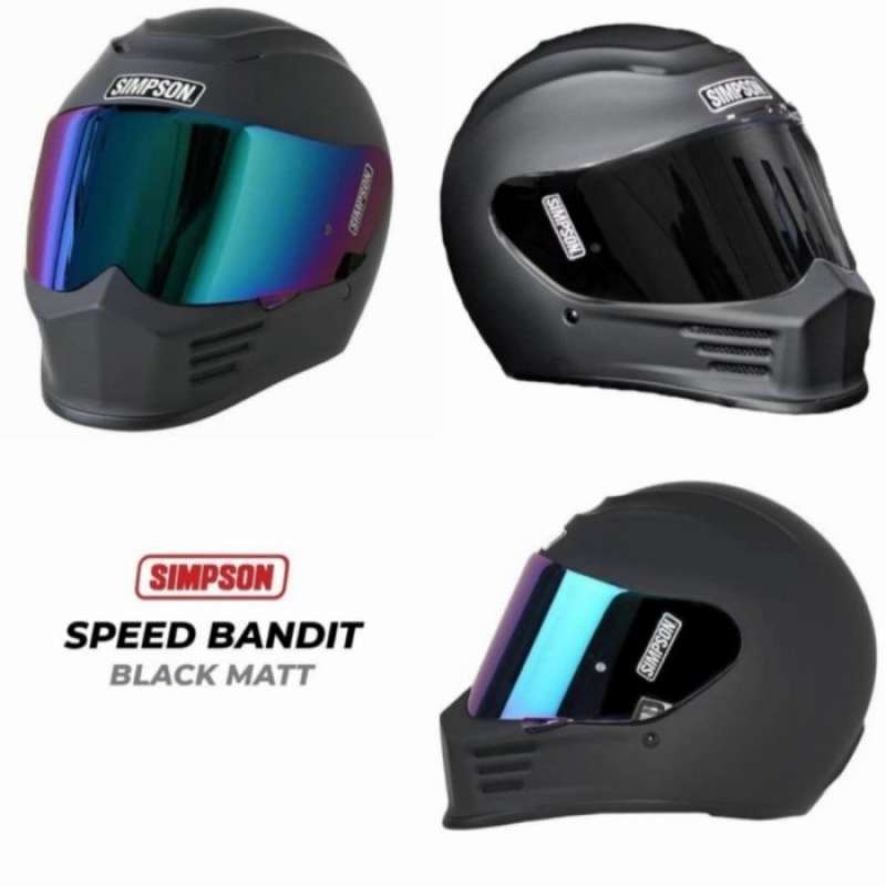 Promo Simpson Speed Bandit Black Matte Diskon 23% Di Seller Valhein ...
