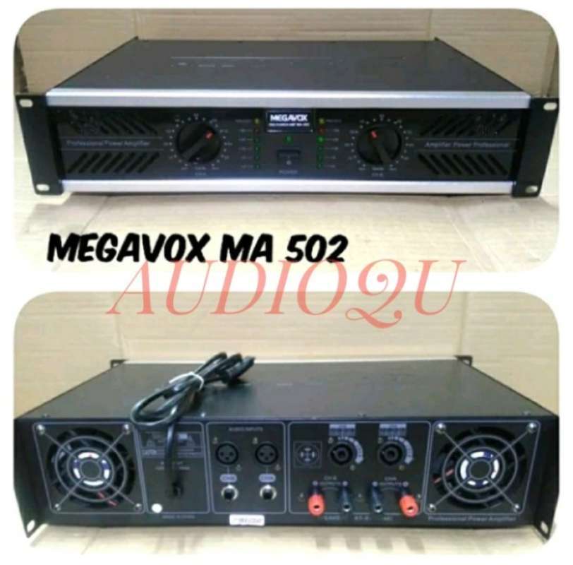 Promo Power Amplifier Megavox Ma 502 Ampli Megavox Ma 502 Original ...
