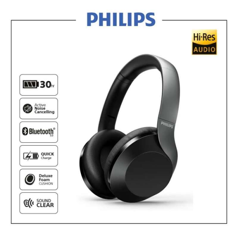 Promo Philips Taph805 Anc Hi-res Audio Wireless Over-ear Headphones Diskon 23% Di Seller Indah ...