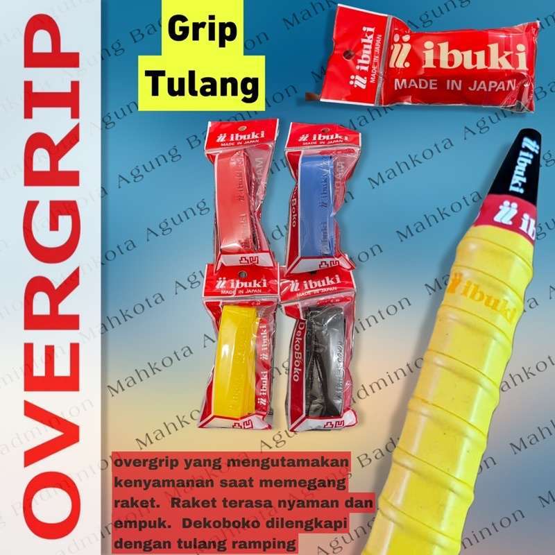 Jual Grip Overgrip Raket Bulutangkis Badminton Ibuki Tulang Tipis ...