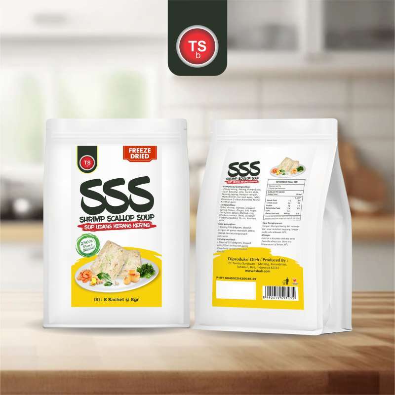 Promo Tsb Freeze Dried Sss (shrimp Scallop Soup) / Sup Udang Kerang ...