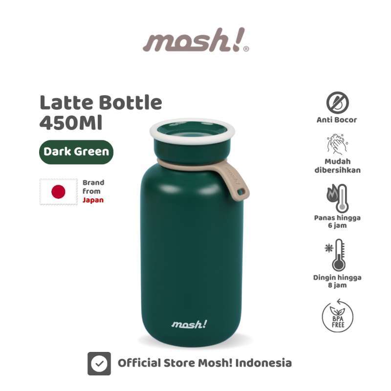Promo Mosh Bottle Latte Tumbler Botol Minum Termos Stainless 450ml ...