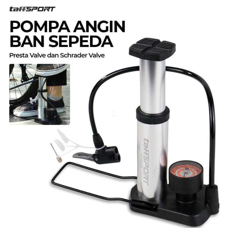 Jual Pompa Angin Ban Sepeda Manual Bike Tire Pump 160 Psi Fp1845d Pompa ...