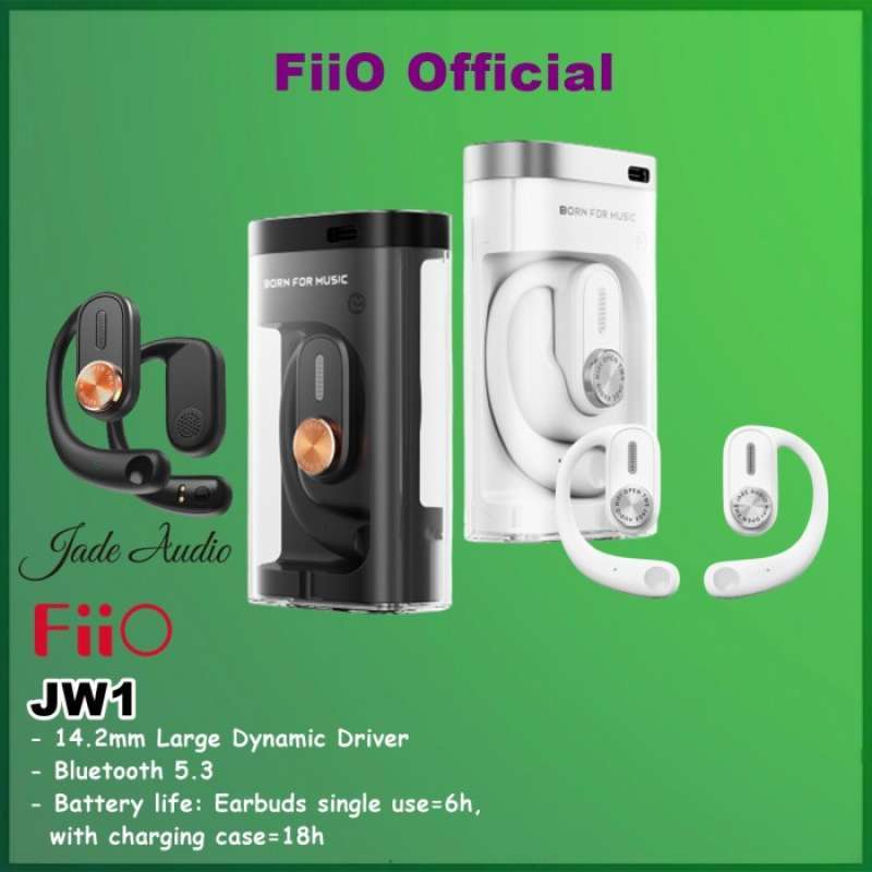 Promo Fiio Jade Audio Jw1 Open Ear True Wireless Tws Bluetooth Earbuds Jw 1 - Black Diskon 50% ...