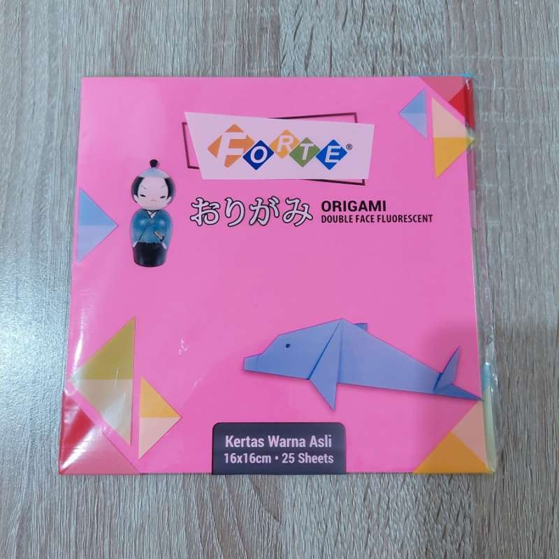 Promo Origami Kertas Lipat Forte Warna Warni 2 Sisi Ukuran 16 X 16 Cm ...