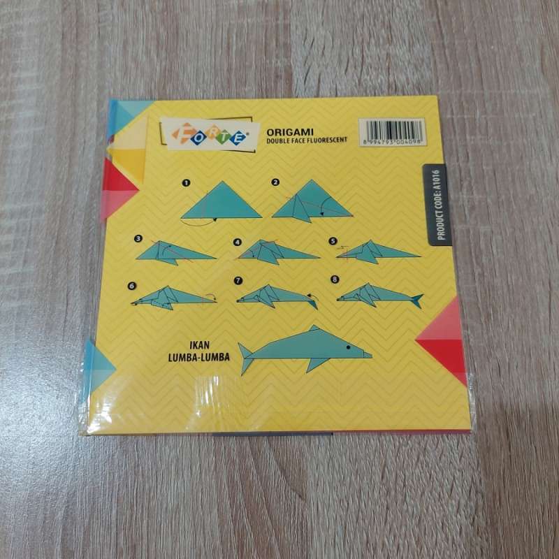Promo Origami Kertas Lipat Forte Warna Warni 2 Sisi Ukuran 16 X 16 Cm ...