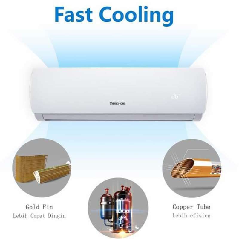 Jual Ac Changhong 1.5pk Type Csc-12nvb Deluxe Double Gold Fin Di Seller ...