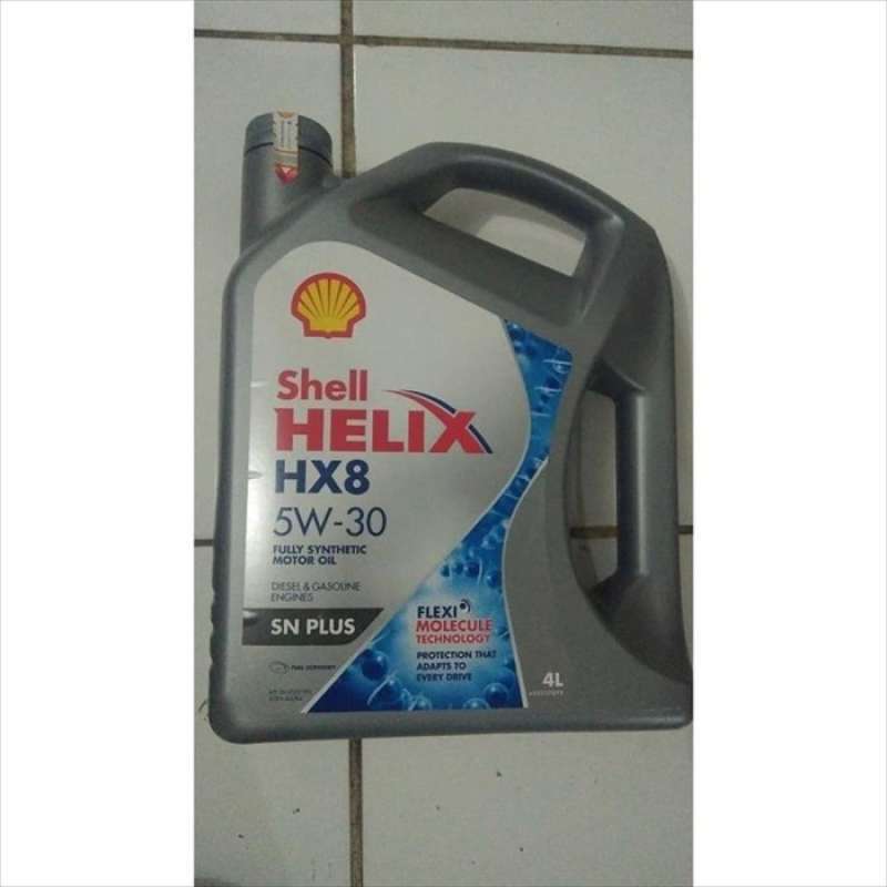 Promo Oli Mesin Mobil Shell Helix Hx8 5w-30 Galon 4l Original Scan ...