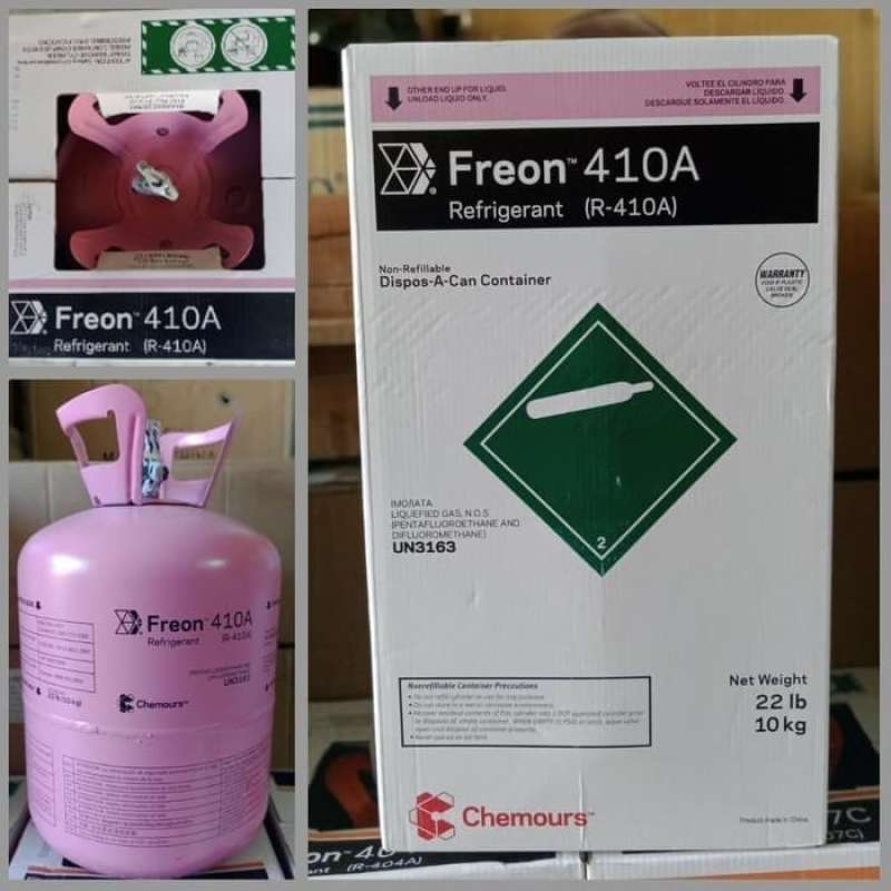 Promo Freon R410 Chemours Shanghai Diskon 23% Di Seller Cuanz Store - Meruya Selatan (udik ...