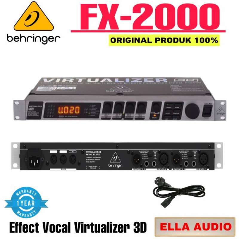 Jual Behringer Virtualizer Fx2000 3d Multi Efek Vocal Fx2000 3d Di ...