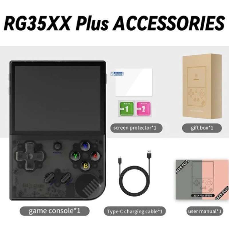 Jual Anbernic Rg35xx Plus + Best Konsol Game 128gb 64gb Handheld Psp ...
