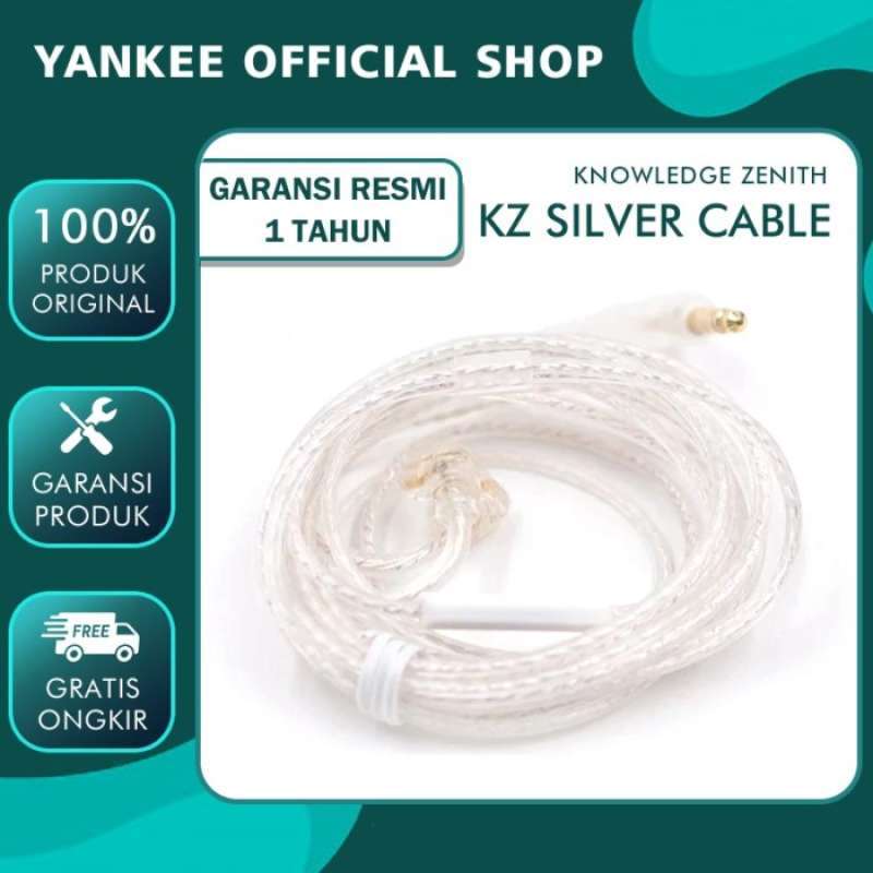 Promo Kabel Kz Silver Upgrade With Mic Kz Cable Type B / C Edx Zsn Pro ...