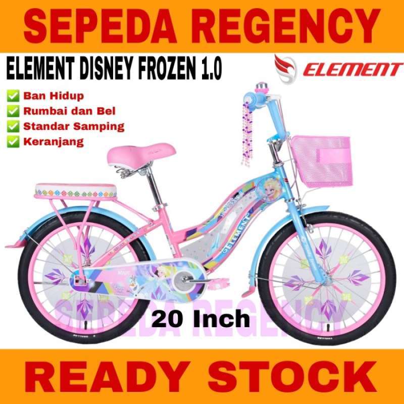 Promo Sepeda Anak Mini Element Frozen 1.0 Ukuran 20 Inch Keranjang ...