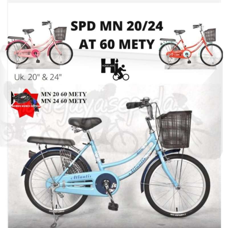 Promo Sepeda Mini 24- 26 Atlantis City Bike Dengan Kranjang Dan ...