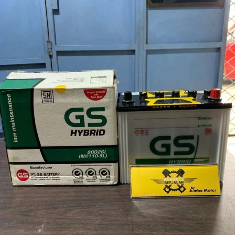 Promo Accu Gs Hybrid 80d26l - Aki Basah - Gs Astra Diskon 50% Di Seller Seaesaw - Rawa Buaya ...