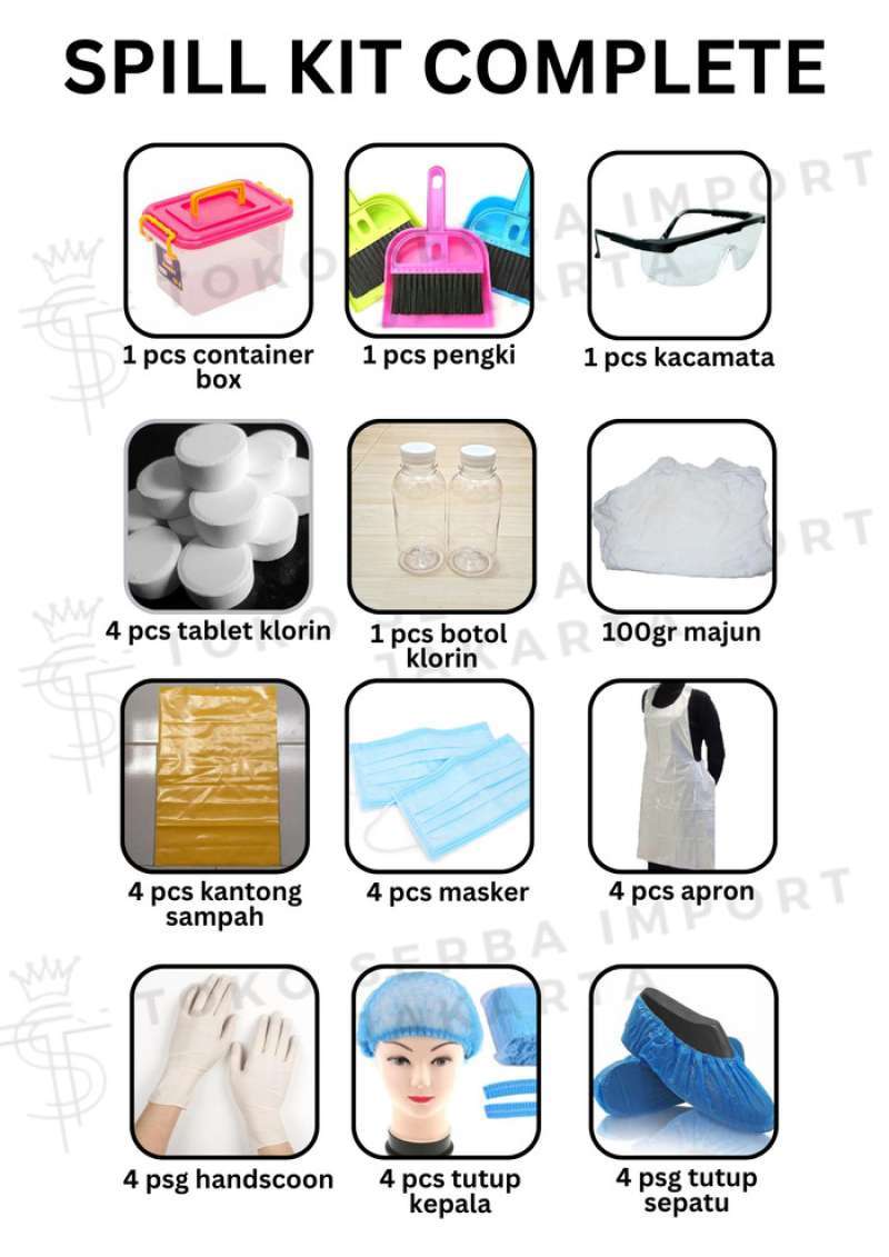 Promo Spill Kit / Apd Rumah Sakit - Set Complete Diskon 33% Di Seller ...