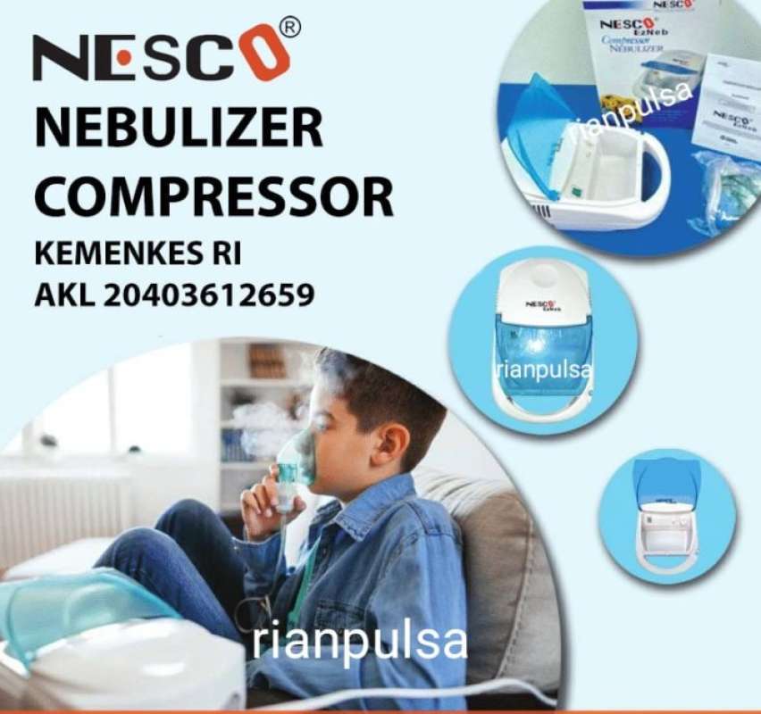 Promo Nebulizer Handyneb Portable Nebu Mesin Uap Alat Terapi Uap Asma ...