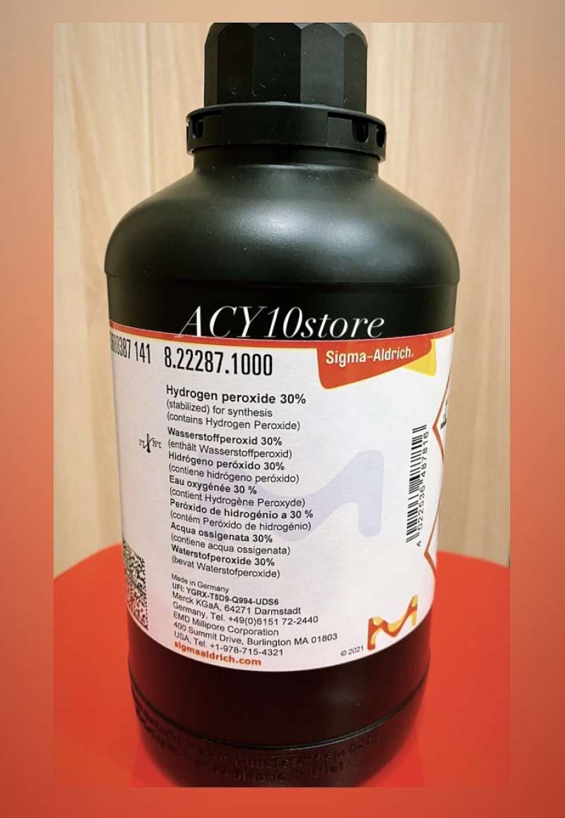 Promo Merck 8.22287.1000 Hydrogen Peroxide 30% 1l Diskon 33% Di Seller ...